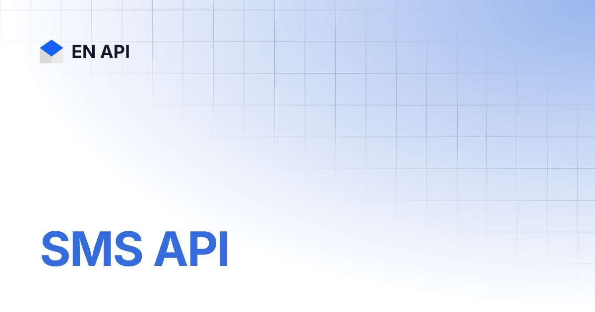 SMS API | EN API